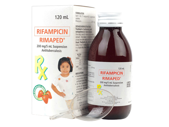 RIMAPED Rifampicin 200mg / 5mL Suspension 120mL price in the ...